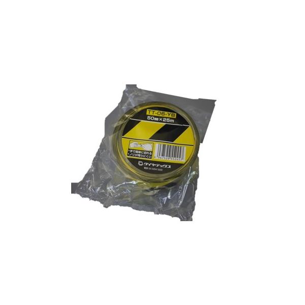 ●のり残りの少ない標示テープ。●工事現場や工場等の安全通行帯の表示に。●倉庫の事故防止に。●厚さ0.16mm　●粘着剤：アクリル系　基材：ポリエチレンクロス