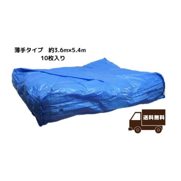 ●超薄手タイプのブルーシート。●短期使用向けです。●土木建設業や農林水産業などの軽作業に。●野積み用簡易カバーや簡易養生用に。雨よけなどの一時使用に。●ハトメピッチ(cm)：約９０●実寸約3.5mX5.3m（サイズに±3%のばらつきがありま...