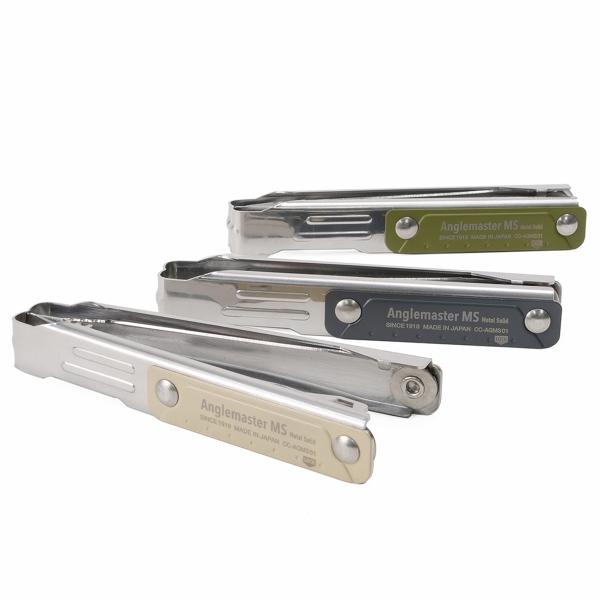 メタルの質感と、精度とを兼ね備えたワンランク上のフォールディングトング・「斜めアングル」と「ストレートアングル」の用途に合わせた２アングル仕様。・ロック機構で角度をしっかり固定します。・新たに追加された開き止めフックで、収納時のコンパクトさ...