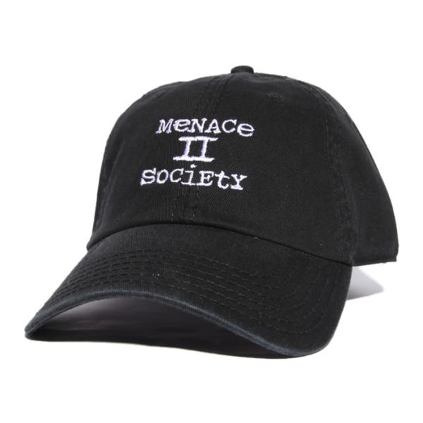 MENACE II SOCIETYデザインCAP各種入荷！大人気のロータイプキャップとなり、バックはアジャスターでサイズ調節可能。男女兼用でご着用頂けるアイテムです！