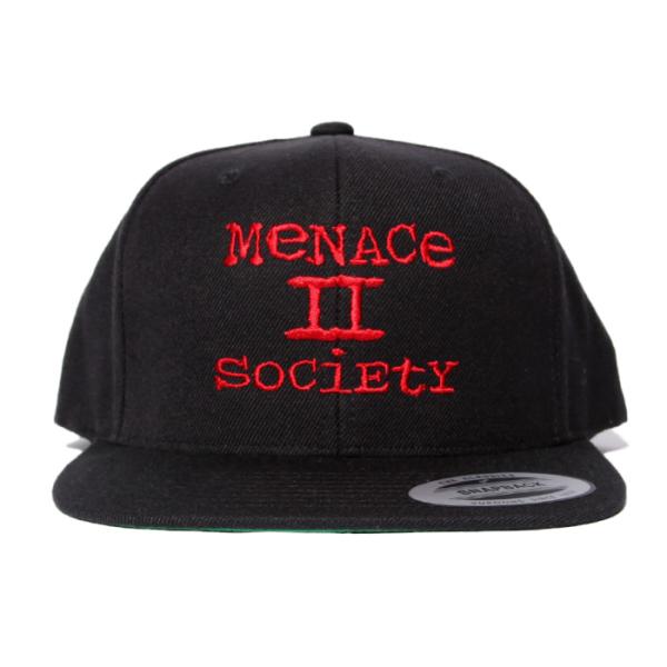 MENACE II SOCIETYデザインCAP各種入荷！大人気のスナップバックCAPとなり、バックはアジャスターでサイズ調節可能。男女兼用でご着用頂けるアイテムです！