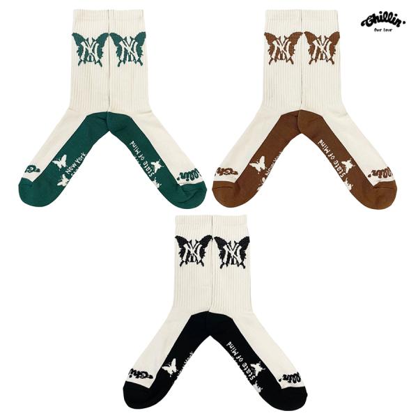 日本国内だけでなく世界に向けても活動している話題の注目ブランド"CHILLIN"よりソックスが入荷！