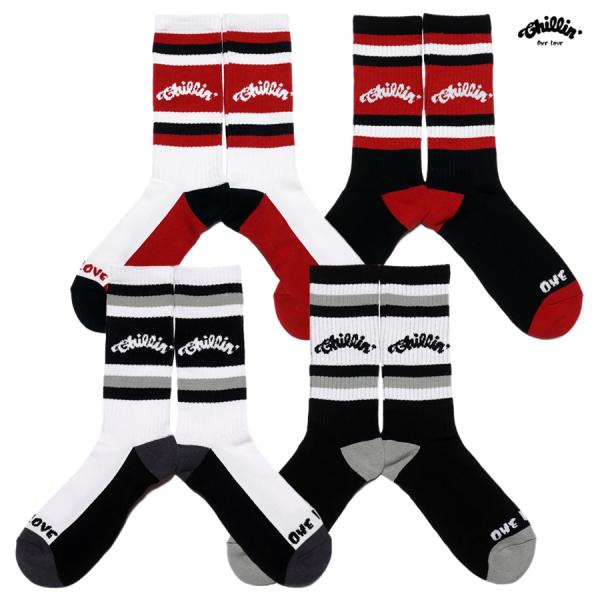日本国内だけでなく世界に向けても活動している話題の注目ブランド"CHILLIN"よりソックスが入荷！