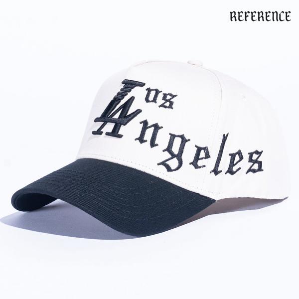 L.A.で話題の新鋭ヘッドウエアブランド"REFERENCE"スナップバックキャップ！アーティストやセレブ等の着用でも話題となり、リリース時には現地でも完売が続出。それぞれの都市をモチーフにした絶妙なフロントロゴと、サイドのデザイン刺繍が魅...