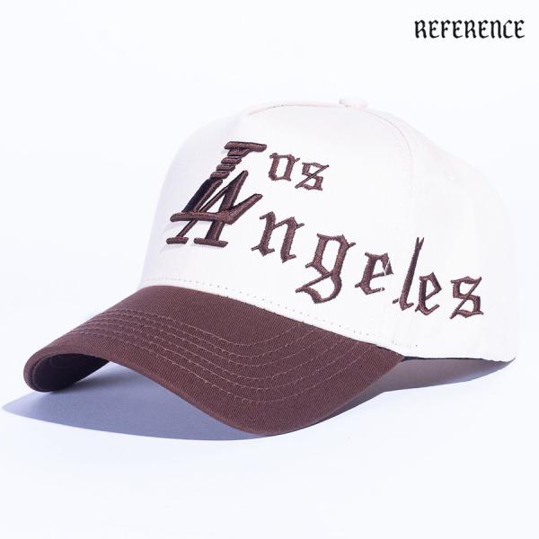 L.A.で話題の新鋭ヘッドウエアブランド"REFERENCE"スナップバックキャップ！アーティストやセレブ等の着用でも話題となり、リリース時には現地でも完売が続出。それぞれの都市をモチーフにした絶妙なフロントロゴと、サイドのデザイン刺繍が魅...