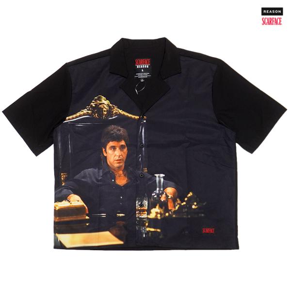REASONから今なお熱狂的なファンによって支持されている傑作映画"スカーフェイス"とのオフィシャルコラボアイテムが入荷！ハイセンスなデザインが支持を受け、各種メディアでの紹介や、有名ブランドとのコラボ等でも注目されているストリートブランドです。