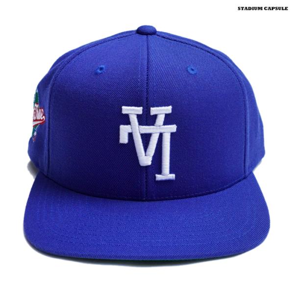 カスタムハットをメインにリリースするLA発"STADIUM CAPSULE"よりスナップバックキャップ入荷！フロントの3D刺繍に加え、サイドパッチ刺繍やバックのブランドロゴなどクールなデザインです！