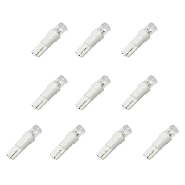 【セット内容】・T5 LED ウェッジ球×10個【確認事項】・トラック・バス等の大型車用です。12V普通車には使用できません・車種により若干の光が残る(ゴースト・微点灯)場合がありますが、LEDの特性であり商品不良ではありません・LEDの形...