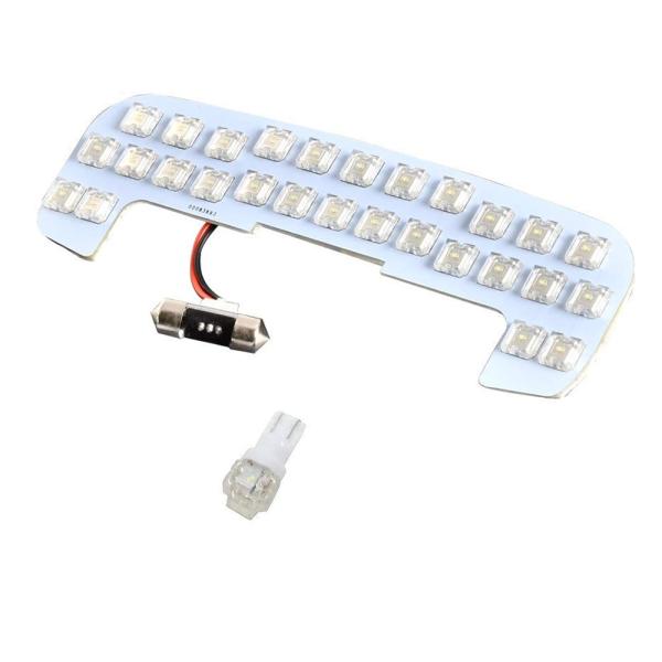 RIDER1719【セット内容】フロント：28発×1 端子形状：T10×31ラゲッジ：5発×1 端子形状：T10合計2ピース33発(FLUX LED採用)【確認事項】純正LEDルームランプ装着車は取付不可車種によりゴースト・微点灯になる場合...