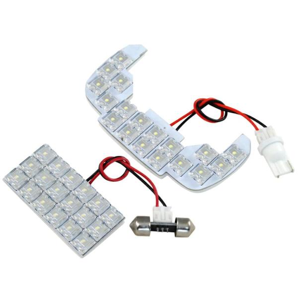 RIDER1755【セット内容】フロント：18発 端子形状：T10ラゲッジ：3×6連 端子形状：T10×31合計2ピース36発(FLUX LED採用)【確認事項】純正LEDルームランプ装着車は取付不可車種によりゴースト・微点灯になる場合あり...