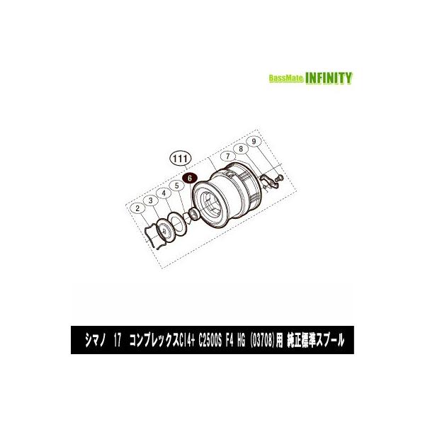 シマノ（SHIMANO） ○シマノ 17 コンプレックスCI4+ C2500S F4 HG