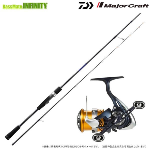 納期:2〜4日予定(土日祝水曜を除く)お取寄せでのご発送これからエギングを始められる初心者の方に最適な、当店おすすめ、ロッドとリールのセット商品です。【ロッド：メジャークラフト　25 ソルパラ ティップラン SPJTE-S632L】MAX5...