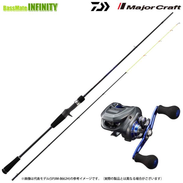 納期:2〜4日予定(土日祝水曜を除く)お取寄せでのご発送これからイカメタルを始められる初心者の方に最適な、当店おすすめ、ロッドとリールのセット商品です。【ロッド：メジャークラフト　25 ソルパラ イカメタル SPJIM-B632H】●要注意...