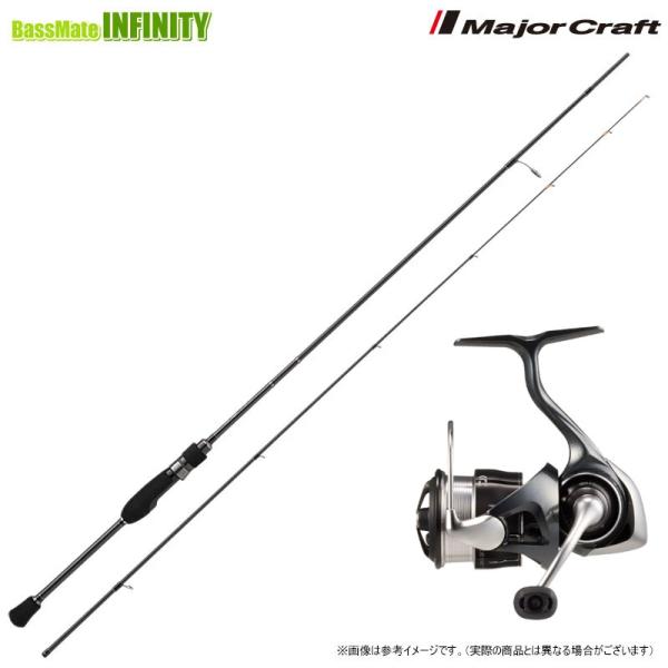 納期:2〜4日予定(土日祝水曜を除く)お取寄せでのご発送これからアジングを始められる初心者の方に最適な、当店おすすめ、ロッドとリールのセット商品です。【ロッド：鯵道 アジドウ 5G AD5-S622M/AJI 】その感度・軽さ、まるで指先の...