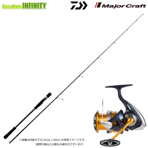 納期:2〜4日予定(土日祝水曜を除く)お取寄せでのご発送これからスーパーライトジギングを始められる初心者の方に最適な、当店おすすめ、ロッドとリールのセット商品です。【ロッド：メジャークラフト　25 ソルパラ SPJSLJ-S64L】もっとも...