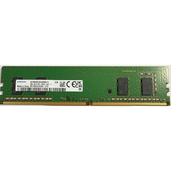 中古 SAMSUNG 1R×16 PC4 2666V 4GB DIMM デスクトップ DDR4M378A5244CB0-CTD製造国及びロットはランダムとなります。デスクトップ用となります。購入前に今一度導入予定の機種をご確認ください。パッ...