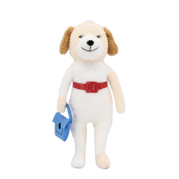 「商品情報」絵本「ペロのおしごと」から表紙のかっこうそのままの、ペロのぬいぐるみが登場！触り心地や細部にこだわったハイクオリティなぬいぐるみです♪サイズ：約H290mm素材：ポリエステル他「主な仕様」(C)Tomomi Hikatsu/Sh...