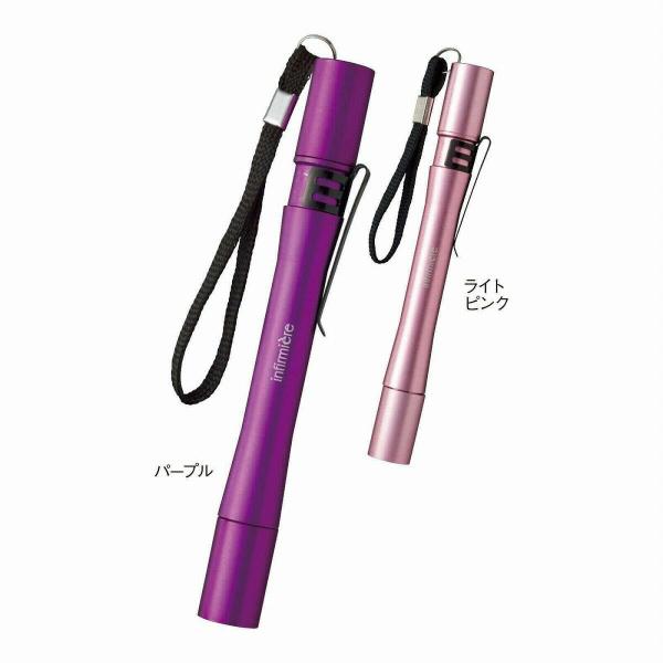 スリムボディで使いやすい!光の調節可!調節部を伸ばしていくにしたがい集光します。※お届け時の電池はテスト用となりますので、あらかじめご了承ください。※光源の直視は危険ですから絶対におやめください。●素材/アルミ、鉄、シリコンゴム●サイズ/伸...