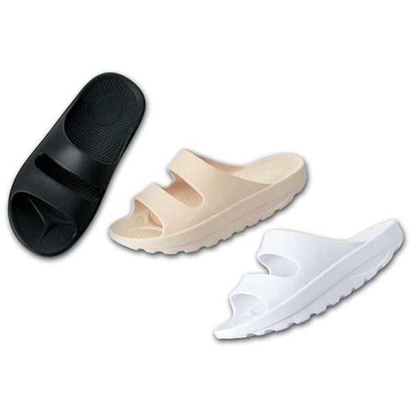 医療従事者を足元で支えるEVAサンダル舟底ソールのスイング歩行が姿勢を美しく！【ローリング歩行で疲れにくい！】1. 衝撃を吸収してやさしく着地カッティングされたかかと部分でしっかり地面をとらえます。2. スムーズな体重移動足中央を伝って体重...