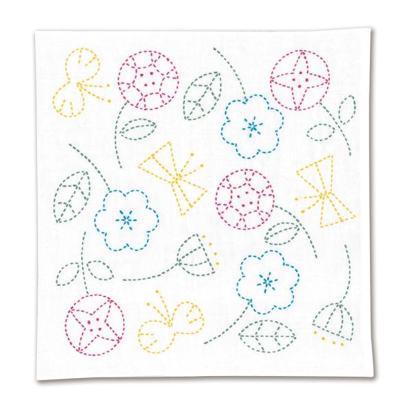 植物や動物など北欧らしいモチーフをステッチして仕立てていくキットです。図案がプリントされているので、簡単に本格的な刺し子がお楽しみ頂けます。<br>●こちらの商品は、北海道・沖縄・離島への配送は、別途送料がかかる場合がございます...