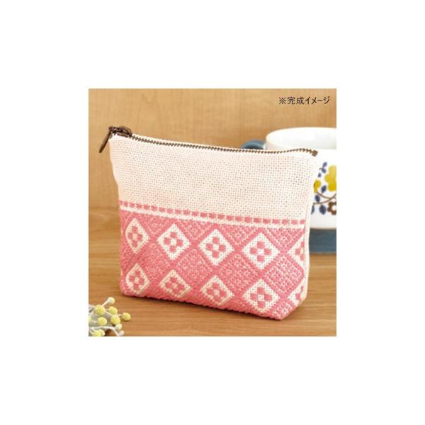 初級〜中級向け。こぎん刺しで刺繍を楽しめるキットです。<br>●こちらの商品は、北海道・沖縄・離島への配送は、別途送料がかかる場合がございますので、予めご了承くださいませ。