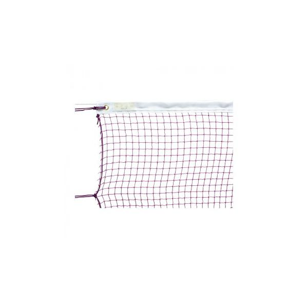 ナイロン製ネットは、破断強度は高いですが、ビニロンやポリエステルに比べ耐候性に劣る・伸び率が高い・繊維が柔らかく、発色が綺麗といった特徴があります。日本バドミントン協会検定品です。<br>●こちらの商品は、北海道・沖縄・離島への...