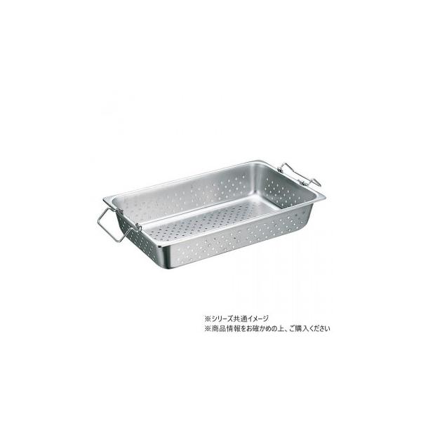 持ち運びに便利な取手付です。取手を内側に倒すことで食材を入れたまま積み重ねができます。取手を外側に倒し積み重ねができます。耐久性と耐食性に優れたステンレス製です。<br>●こちらの商品は、北海道・沖縄・離島への配送は、別途送料が...