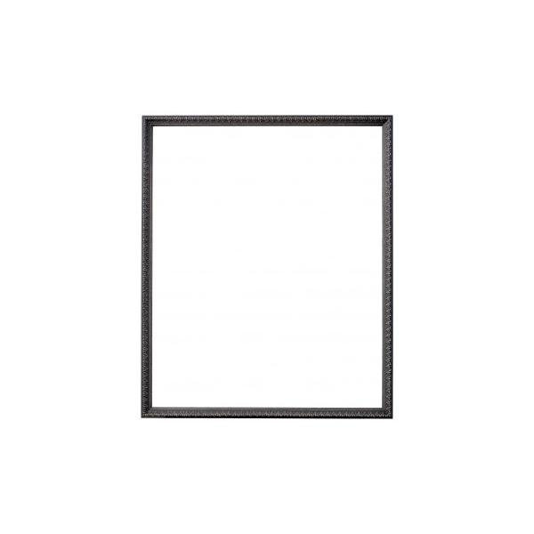 刺繍やレースなどのクラフト作品、クラシカルな絵画作品にぴったりのおしゃれなフレームです。繊細な型模様とブラックのマットな質感が上品で、作品に合わせやすいシックなフレームに仕上がっています。モノトーンやセピア調の写真、モダンな絵画作品にもよく...