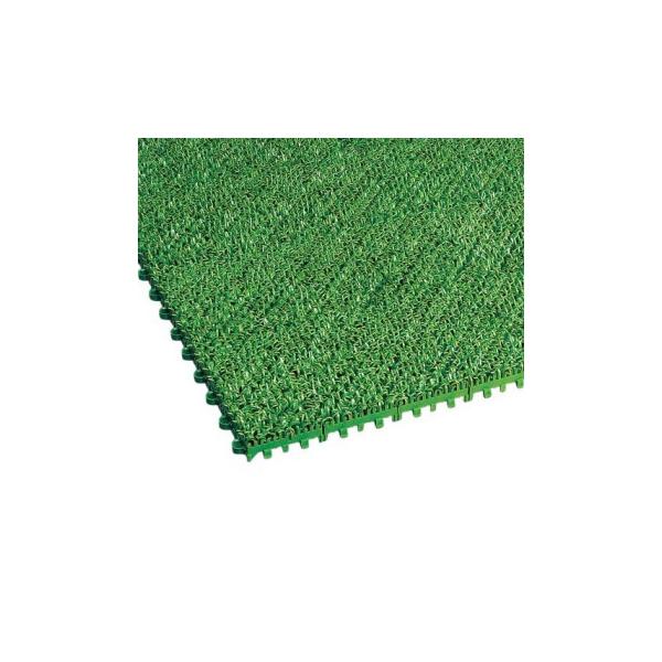 芝のヘタリを防ぐイボ付きで、耐久性の高い業務用人工芝です。出入口や人通りの多い所などにおすすめです。<br>●こちらの商品は、北海道・沖縄・離島への配送は、別途送料がかかる場合がございますので、予めご了承くださいませ。