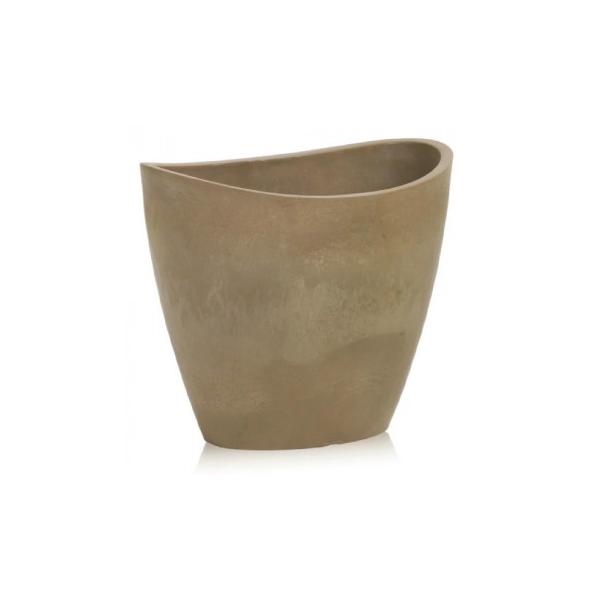 陶器のような質感と、軽量かつ柔軟性のある丈夫な樹脂の特性を併せ持っているフラワーベース。耐候性に優れ耐酸化性や耐食性があり、水漏れしないため、防水シート等が不要で、防水処理の必要がなく経済的なフラワーベースとなっております。またこちらのフラ...