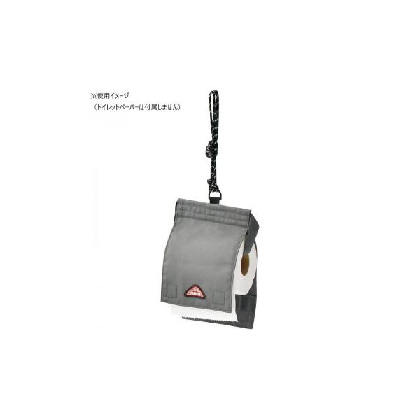 パラコード付きペーパーホルダーです。アウトドア中のトイレットペーパーの持ち運びに便利です。トイレットペーパーにベルトを通して面テープで留めるだけで簡単にセットできます。<br>●こちらの商品は、北海道・沖縄・離島への配送は、別途...