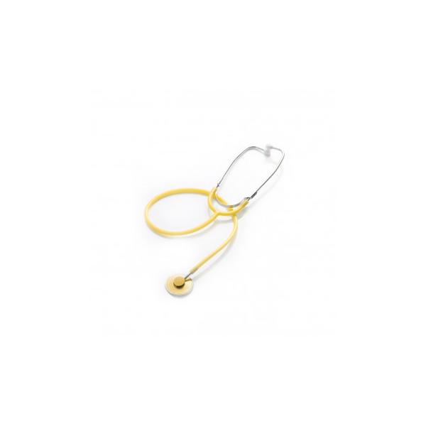 血圧測定時にカフと腕の間に入りやすい、薄型チェストピースのシングルヘッドモデルです。<br>●こちらの商品は、北海道・沖縄・離島への配送は、別途送料がかかる場合がございますので、予めご了承くださいませ。