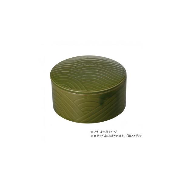 波文様と和が織りなす実用性の高い蓋物。おかずの盛り付けやお菓子入れ、そのまま保存容器としてもお使いいただけます。<br>●こちらの商品は、北海道・沖縄・離島への配送は、別途送料がかかる場合がございますので、予めご了承くださいませ。