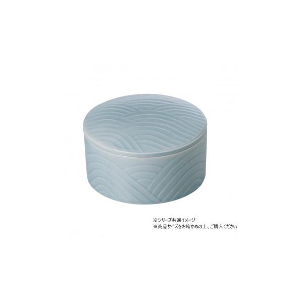 波文様と和が織りなす実用性の高い蓋物。おかずの盛り付けやお菓子入れ、そのまま保存容器としてもお使いいただけます。<br>●こちらの商品は、北海道・沖縄・離島への配送は、別途送料がかかる場合がございますので、予めご了承くださいませ。