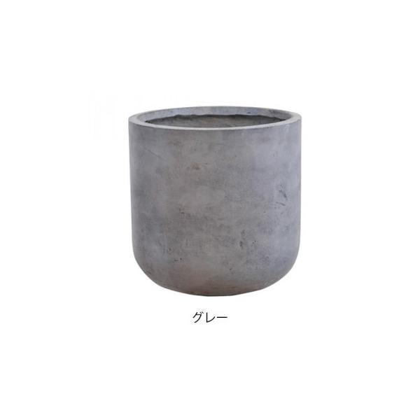 人気のファイバークレイ素材の植木鉢。セメントに樹脂とファイバー繊維を混合させることで 重厚感はそのままに軽量化を実現しています。<br>●こちらの商品は、北海道・沖縄・離島への配送は、別途送料がかかる場合がございますので、予めご...