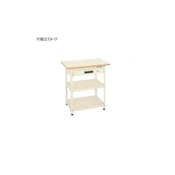 支柱突合せ方式の一人用作業台です。<br>●こちらの商品は、北海道・沖縄・離島への配送は、別途送料がかかる場合がございますので、予めご了承くださいませ。