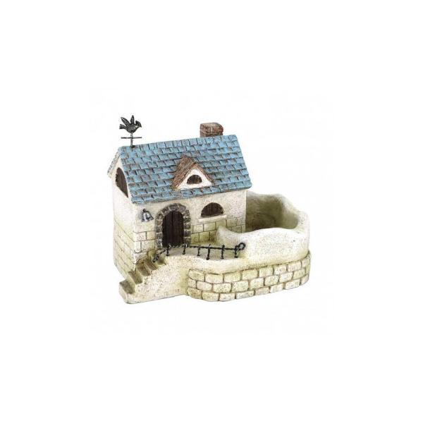 お気に入りのオーナメントと組み合わせて箱庭やミニチュアガーデン作りも楽しめるアイテムです。職人による手作業で、味のある外壁のキズ、レンガの質感まで、よりリアルに再現されています。好きなお花や多肉を植えたり、自分なりのガーデン作りをお楽しみ下...