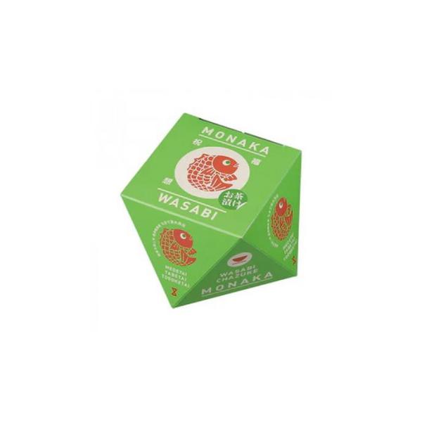 ふっくら可愛い鯛型の最中で、わさび茶漬けを包みました。見た目のインパクトが抜群で、お子様からご年配の方まで喜んでいただけます。<br>●こちらの商品は、北海道・沖縄・離島への配送は、別途送料がかかる場合がございますので、予めご了...