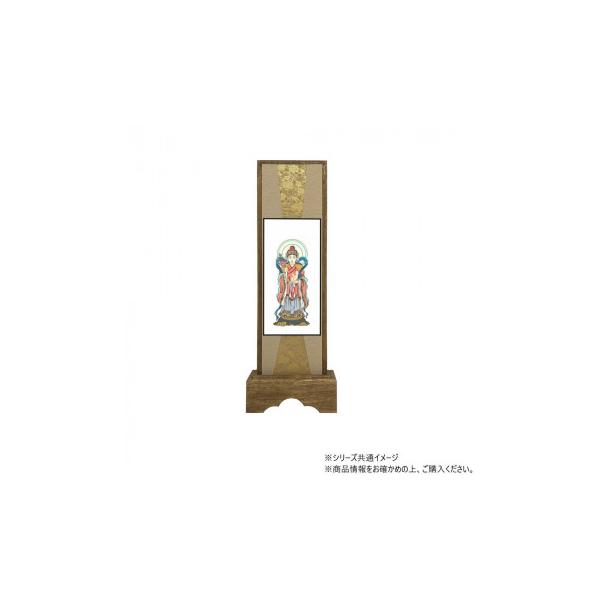 従来の唐木仏壇にはもちろん、現代的な家具調仏壇にもマッチします。シンプルなデザインのスタンド掛け軸です。置くだけで簡単に設置ができます。落ち着いた和の雰囲気が感じられるシンプルな装いになっております。職人さんが描き上げた元絵を印刷したモダン...