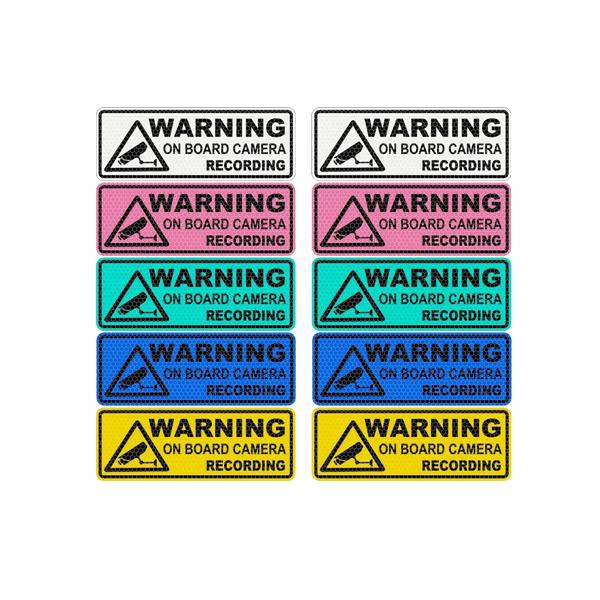 リフレクト防犯カメラステッカー 2枚セットあおり運転や強盗など、とにかく治安が悪くなった昨今、、、「カメラ録画されてます」と書いてあるだけでも強力な抑止力となります！！大切な愛車のリアガラス、玄関に貼ってみるのもありです！反射タイプなので夜...