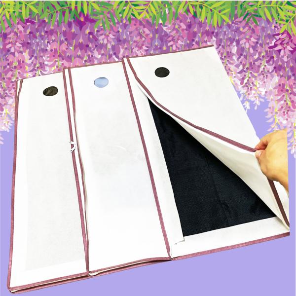 大切なものを安心収納/着付け師が考えたこだわり収納シリーズ通気性に優れた厚手の不織布(ふしょくふ)製/たとう紙のようにクシャクシャになりにくい・3方向に開くファスナーで収納しやすく、取り出す時もサッと取り出しやすい・ファスナー巻き込み防止の...