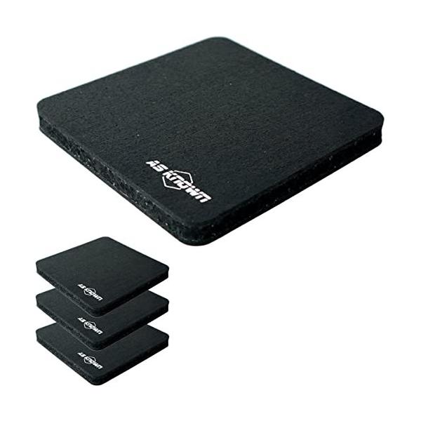 トレッドミル、エアロバイク、ウェイトマシン、パワーラック、ダンベルなどのエクササイズ器具や、ピアノや大型スピーカー等の防振、防音用のゴムマットです。＜br＞ 表面と底面の2mmは固めのEPDMゴム素材、中間は柔らかいSBRゴム素材を利用した...