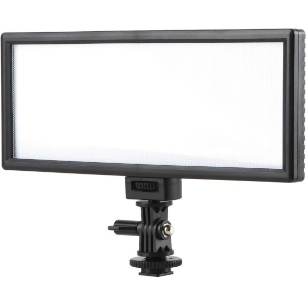 【製品仕様】色温度：3300k-5600k、輝度：20％-100％、演色性：CRI95+、最大輝度/照明：1065LM、835Lux/0.5m、　サイズ：約25,5×10×3cm【二色温度と輝度調整が楽】ライト背面の調節ノブで色温度と輝度を...