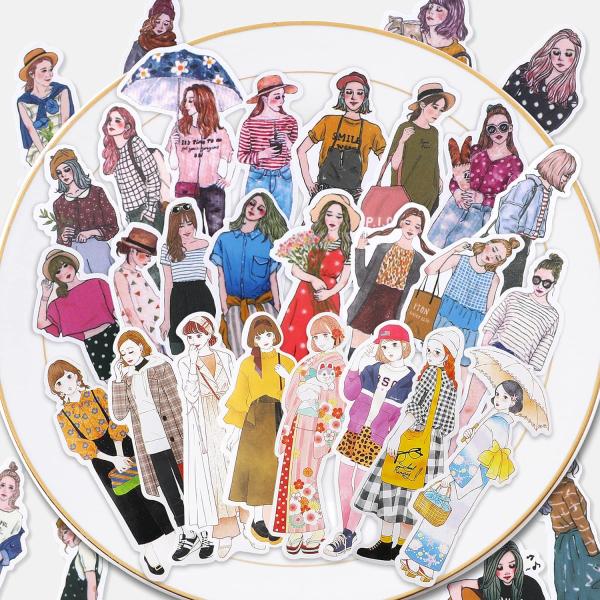 【大量なセット】合計約213枚の女の子フレークシールがあるので、長く使えます。【豊富なパターン】約200種類の異なるレトロステッカーが入っており、毎日の気持ちや貼り付けたい所によって利用できます。【素材】これらの手帳シールは丈夫な紙で作られ...