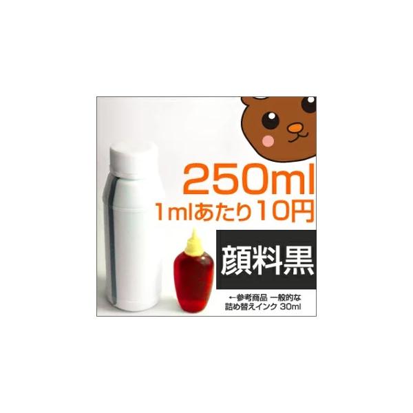詰め替えインク エプソン用 (非純正インク) 250ml 大容量タイプ 顔料 黒対応カートリッジ対応カートリッジSAT-6CL MUG-4CL KAM-6CL-L KUI-6CL-L KAM-6CL KUI-6CL ITH-6CL IC6C...