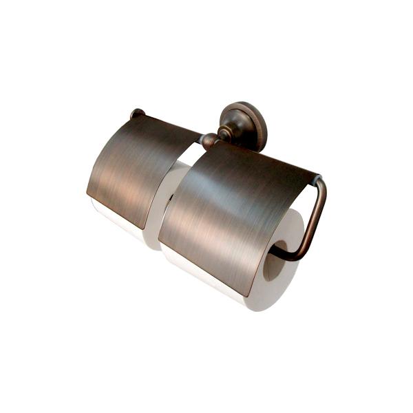 アンティーク調の色がおしゃれなペーパーホルダー。使い勝手の良い２連のタイプです。サイズ幅:295mm 奥行き:75mm 高さ:150mm重量約0.5kg素材ステンレス内容本体　ビス　六角レンチ発注単位1個より備考在庫が無い場合、ご注文から納...