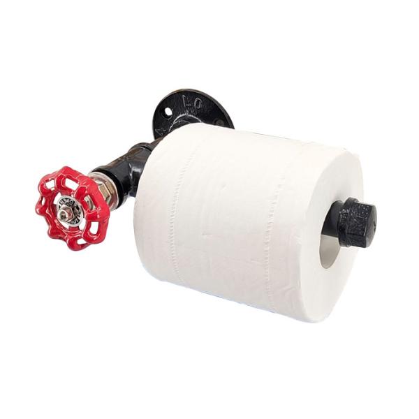 ガス管を用いたペーパーホルダー