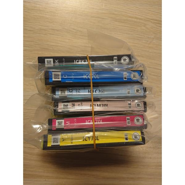 商品名：エプソン 純正 インクカートリッジ さくらんぼ IC6CL70L 6色パック　アウトレット品・JANコード：4988617143692・型番：IC6CL70L・形状:独立型・タイプ:純正・色:6色・メーカー:エプソン外箱なしアウトレ...
