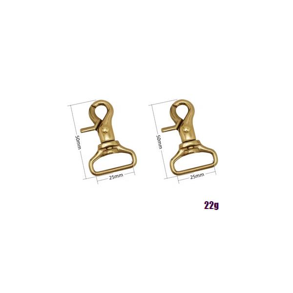 真鍮製のナスカンですバッグの補修などに