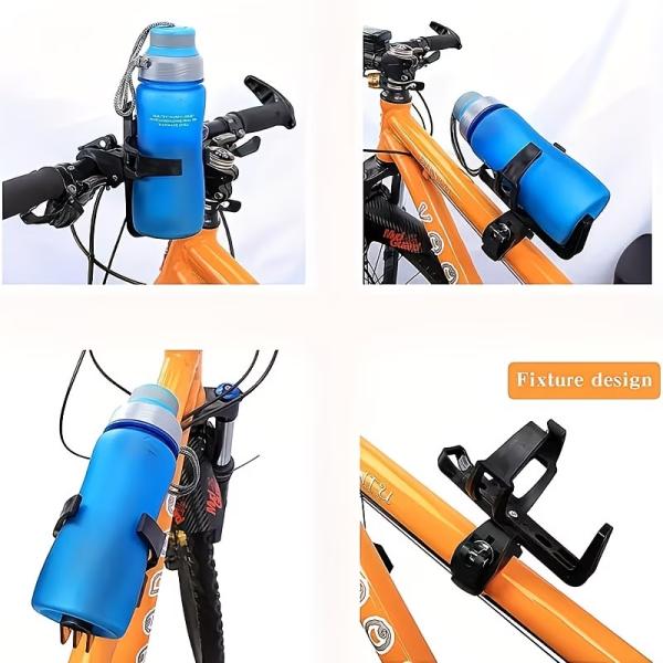 【自転車用】クイックリリース ウォーターボトルキャッチ、多機能ウォーターカップホルダー、自由に吊り下げ可能なウォーターボトルキャッチ、サイクリング